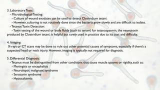 TETANUS information from definition to treatment | PPTX