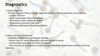 TETANUS information from definition to treatment | PPTX