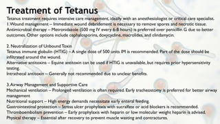 TETANUS information from definition to treatment | PPTX