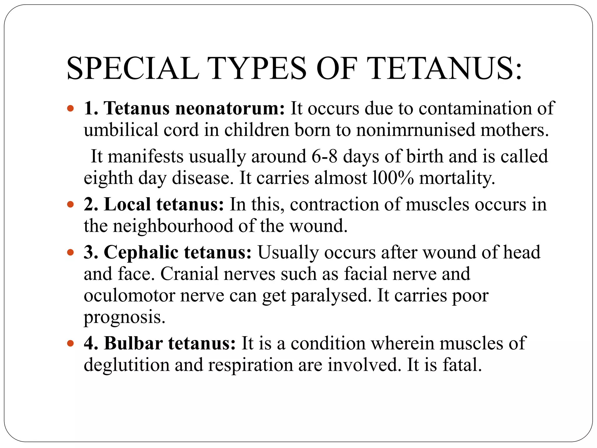 Tetanus | PPTX