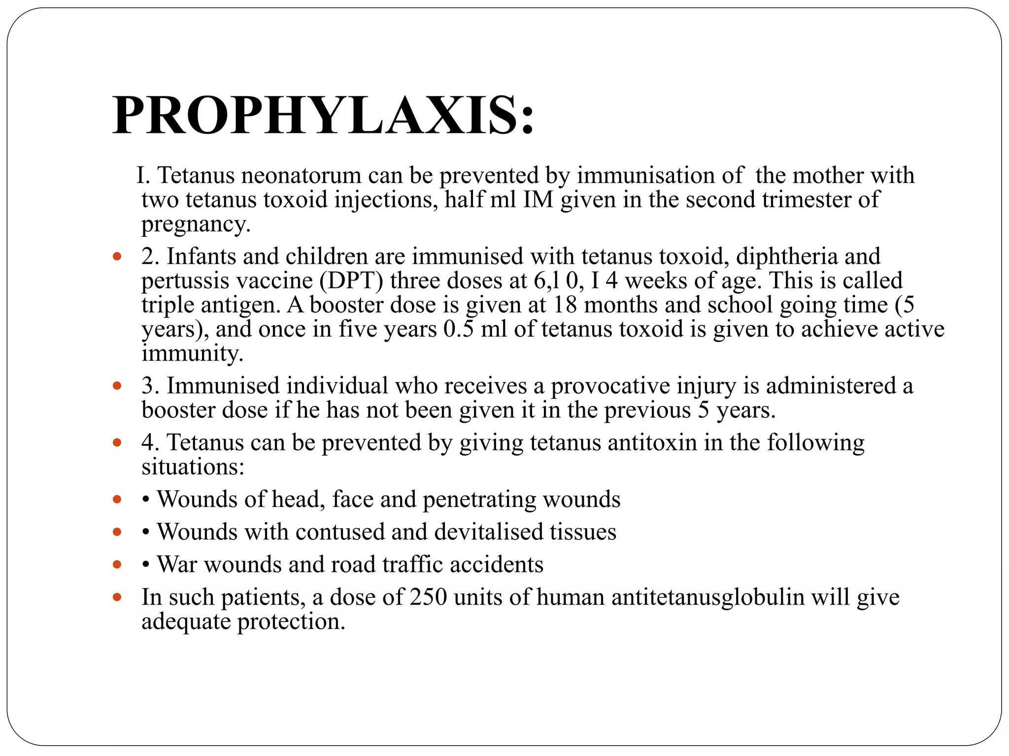 Tetanus | PPTX
