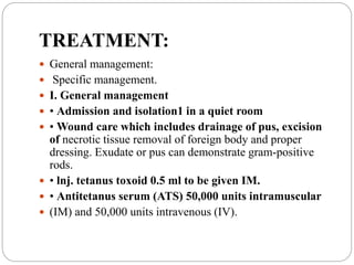Tetanus | PPTX | Ear, Nose and Throat Conditions | Diseases and Conditions