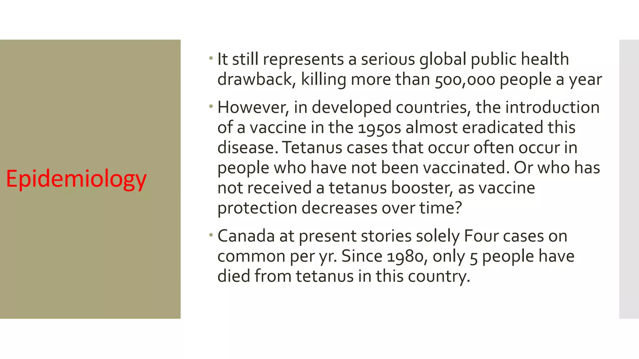 Tetanus |Causes | Signs and symptoms| All aspects - medical discussion ...