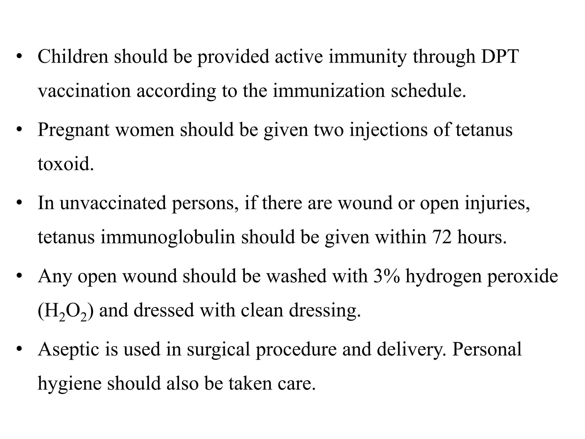 Tetanus | PPTX | Infectious Diseases | Diseases and Conditions