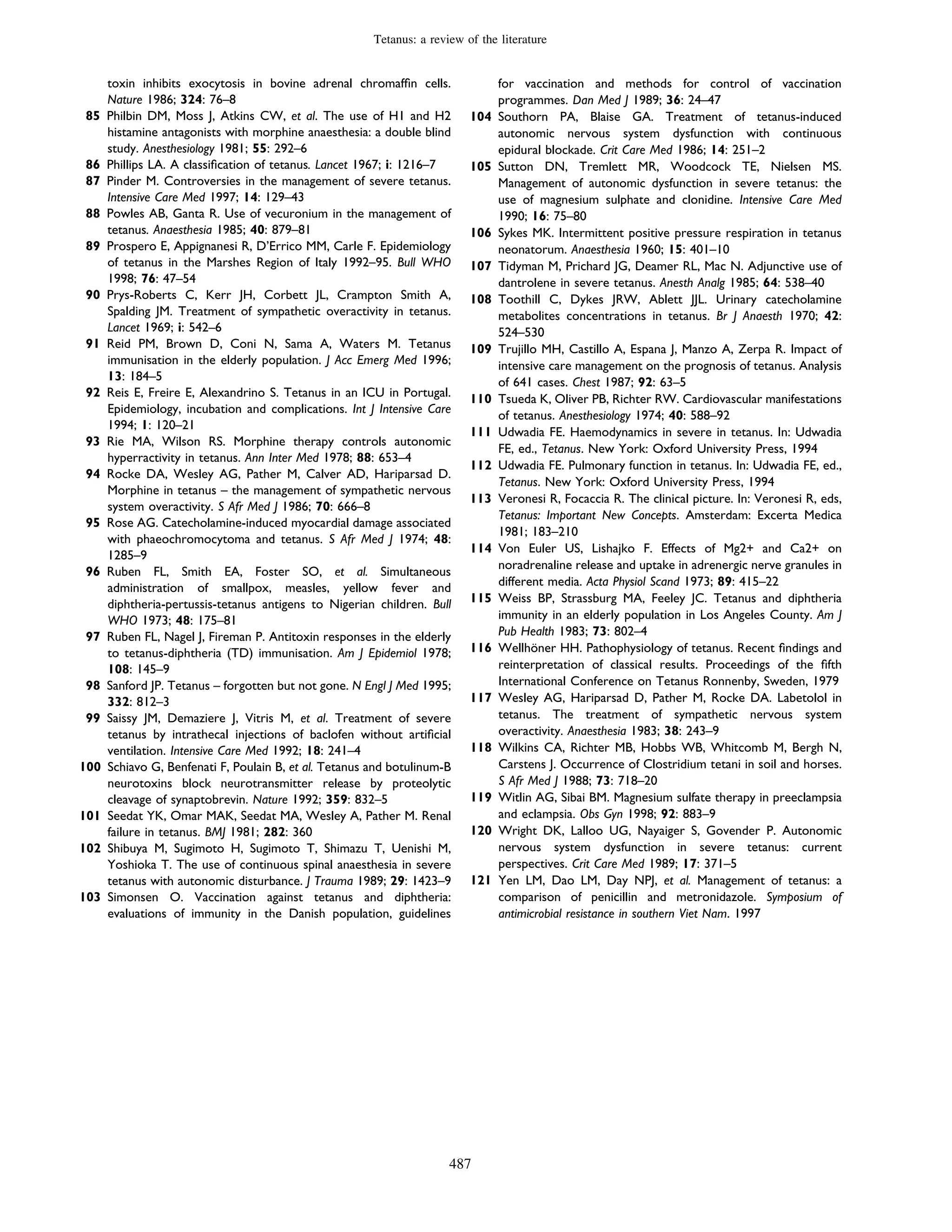 Tetanus | PDF