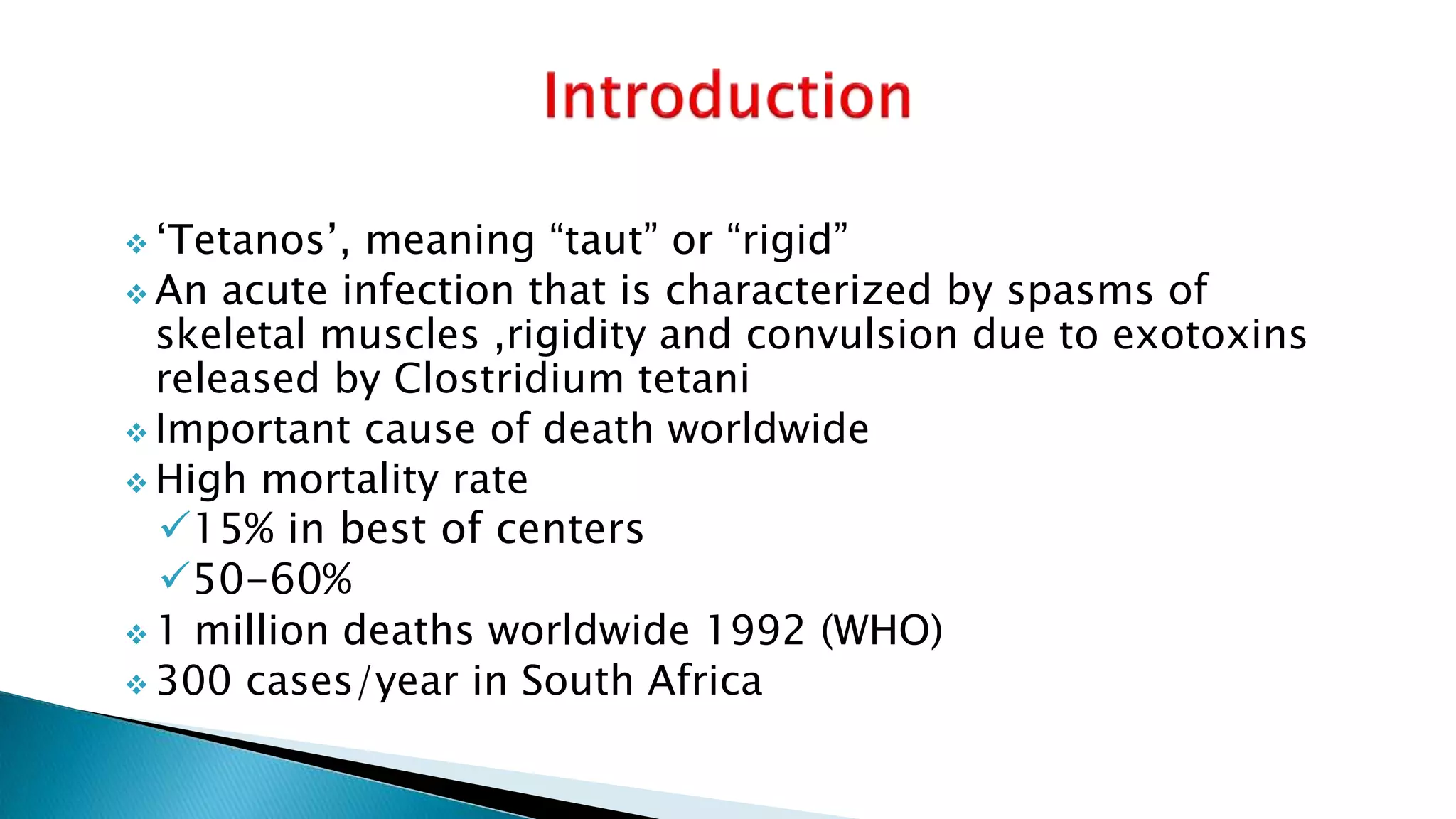 Tetanus | PPTX