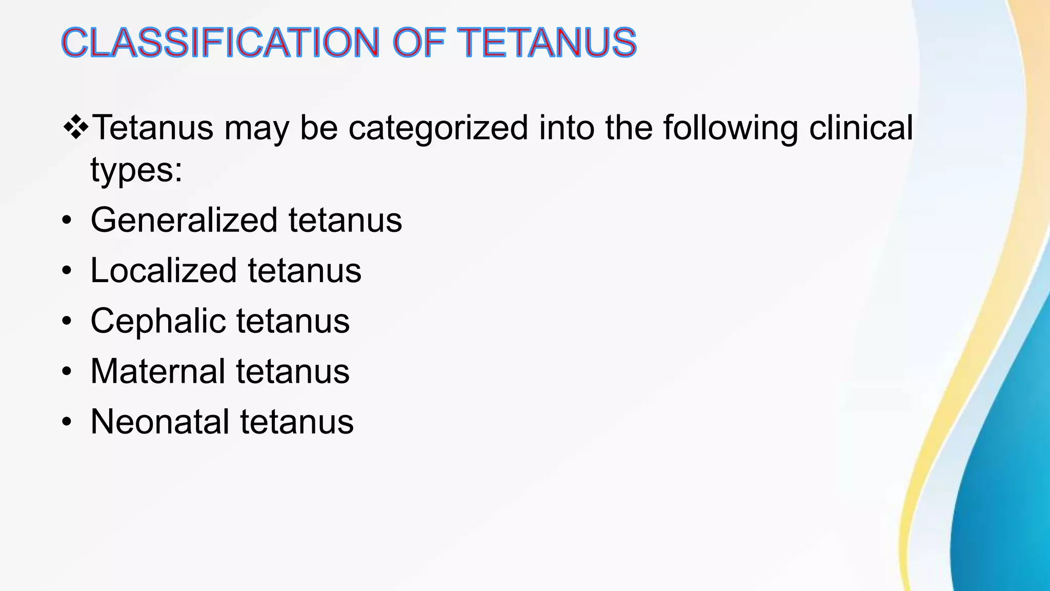 Tetanus | PPTX