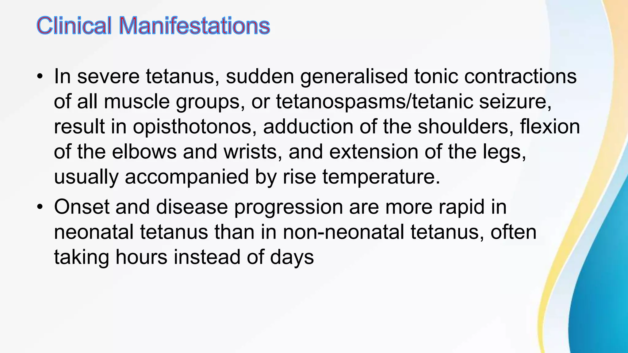 Tetanus | PPTX