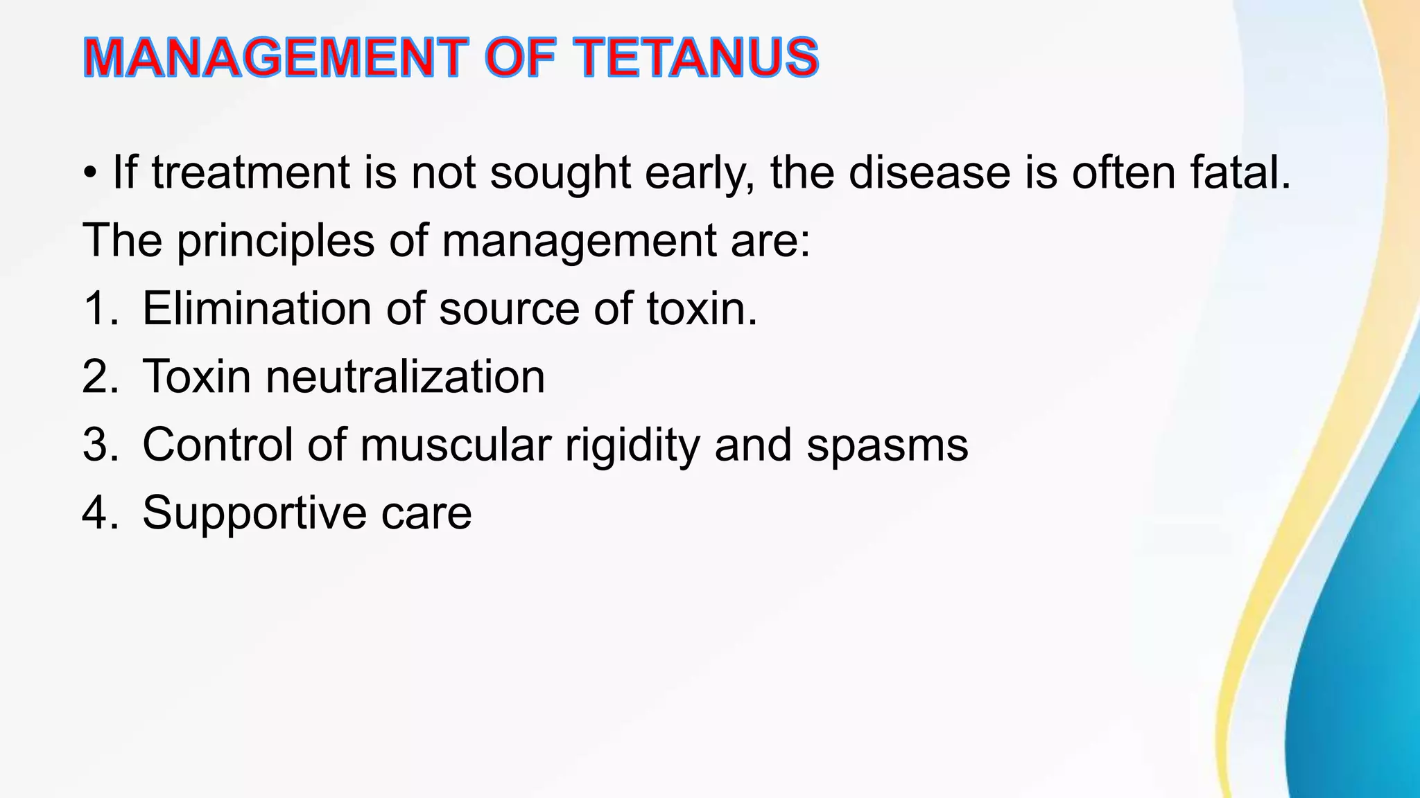 Tetanus | PPTX