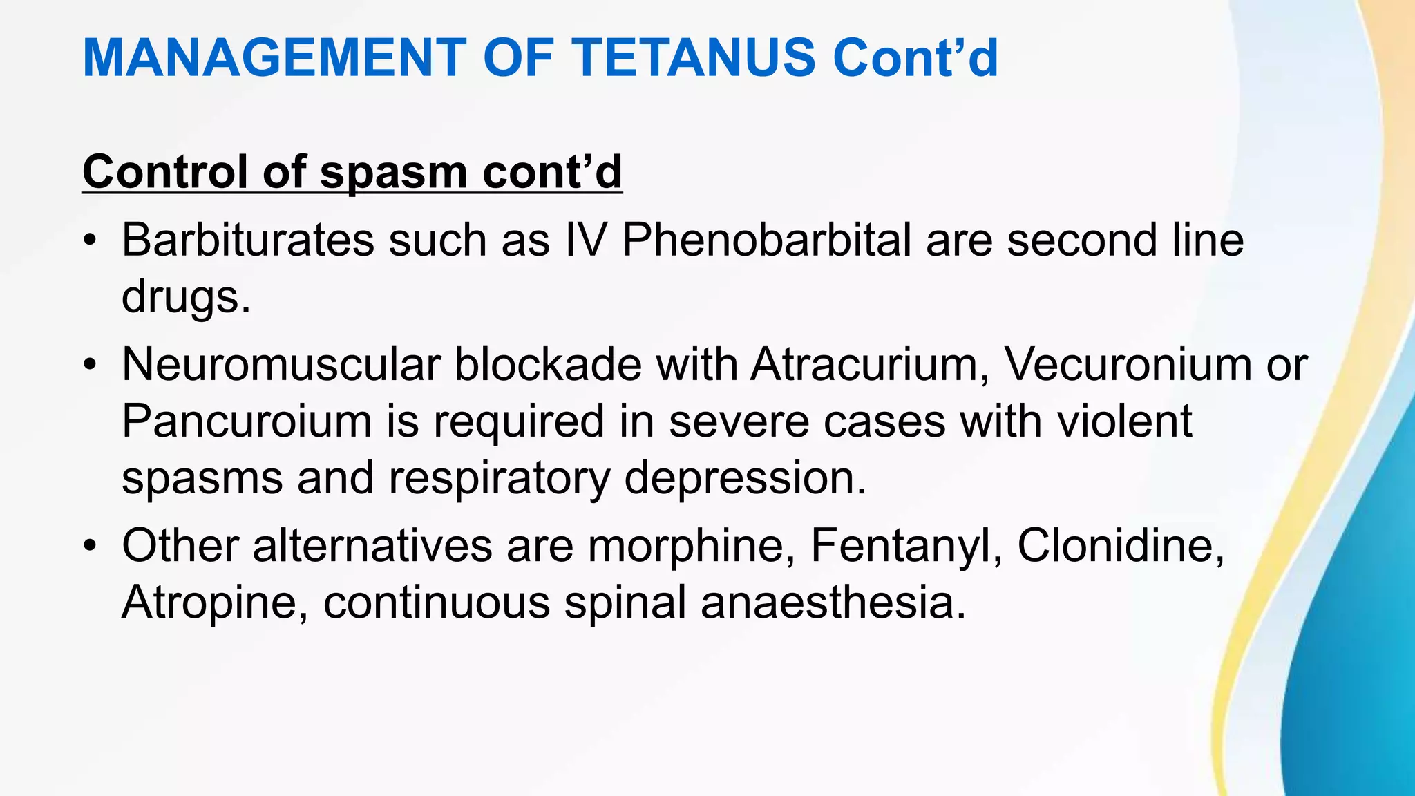 Tetanus | PPTX