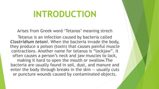 TETANUS | PPTX