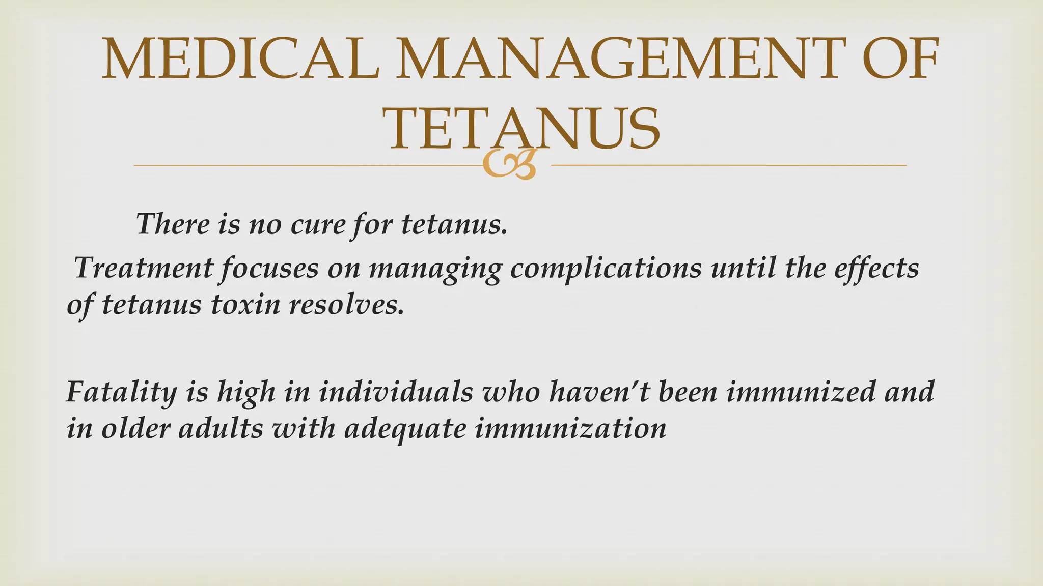 tetanus.pptx communicable diseases medsurg | PPT