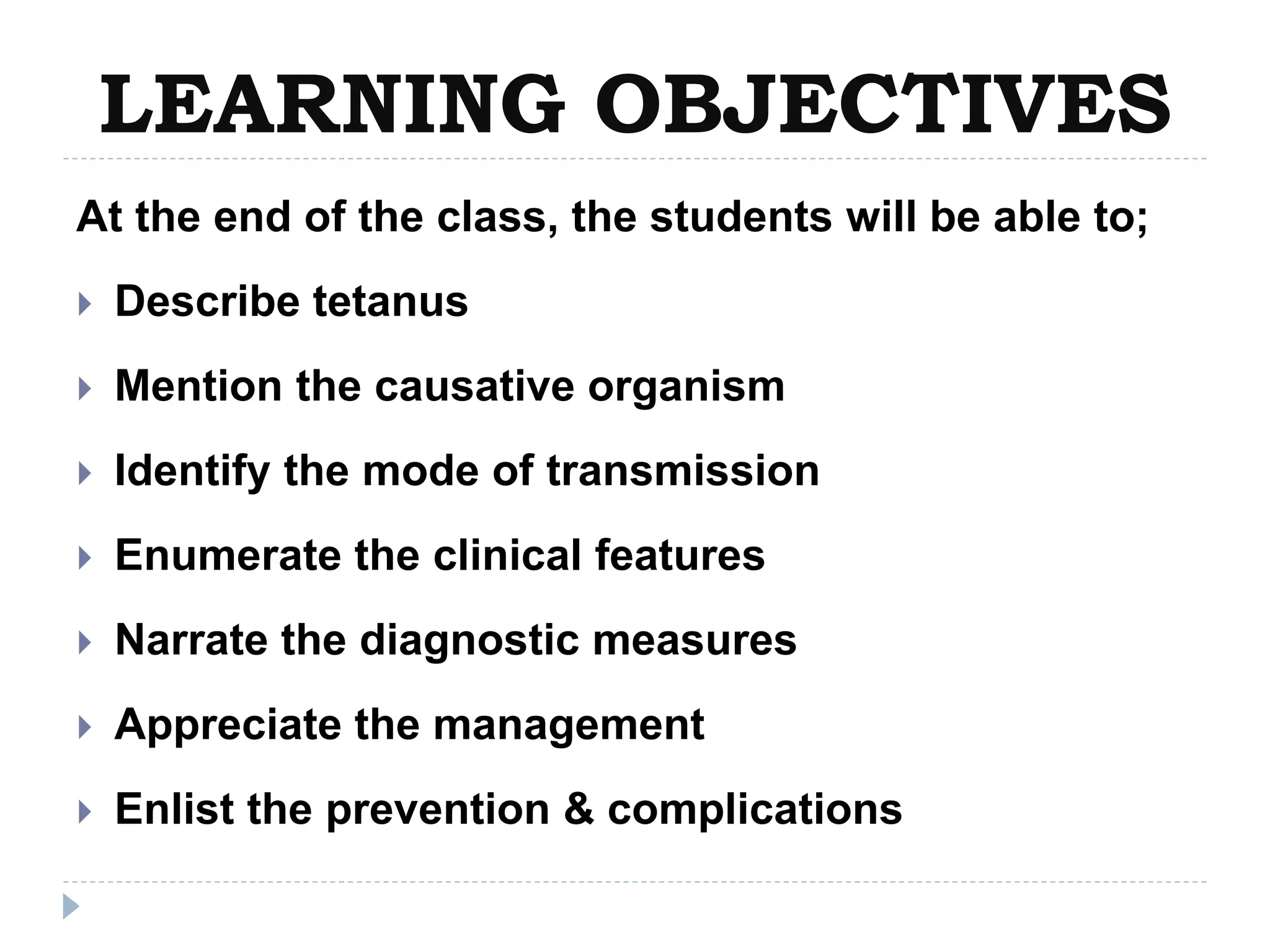 Tetanus Adult health nursing 3rd Semester | PPTX