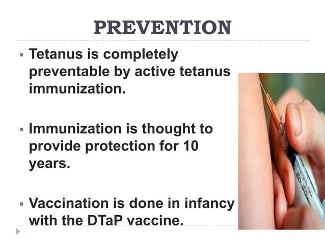 Tetanus Adult health nursing 3rd Semester | PPT