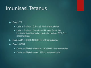 Tugas Kuliah Neuroinfeksi Penyakit Tetanus | PPTX