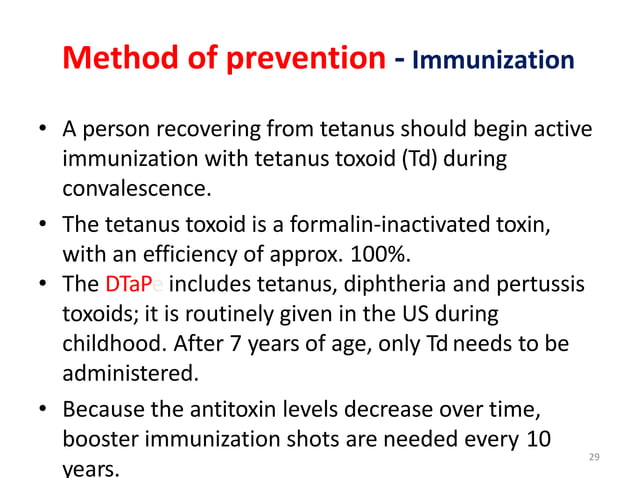 tetanus.pptx, introduction, pathophysiology | PPTX | Infectious ...