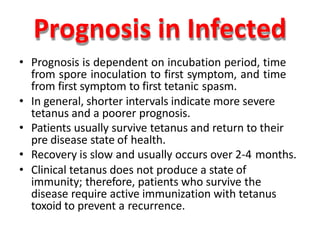 tetanus.pptx, introduction, pathophysiology | PPTX