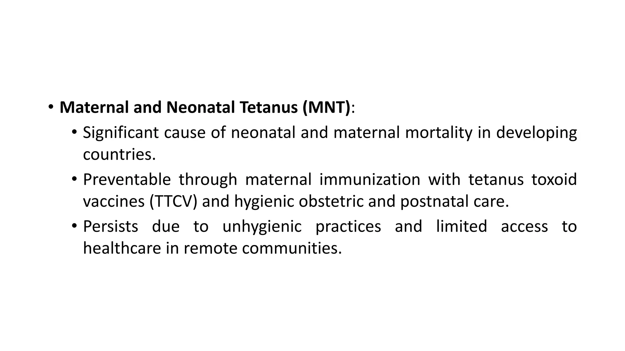 Tetanus: Pathogenesis, Epidemiology and Management | PPTX