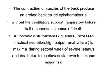 tetanus(oral medicine and oral pathology) | PPTX
