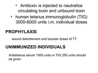 tetanus(oral medicine and oral pathology) | PPT
