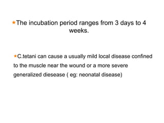 tetanus(oral medicine and oral pathology) | PPT