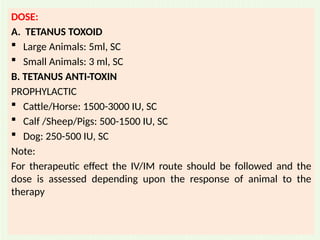 TETANUS how it cause etiology clinical signs | PPTX