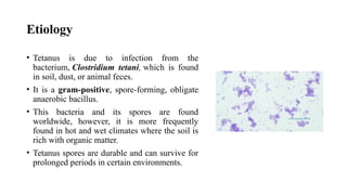 Tetanus Powerpoint Presentation.....pptx