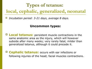 Tetanus ,prophylaxis amd it's management | PPT