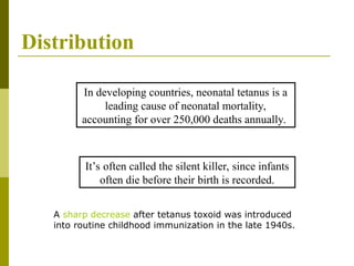 Tetanus ,prophylaxis amd it's management | PPT