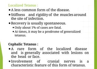 Tetanus : general overview of the tetanus .pptx