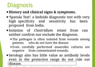Tetanus : general overview of the tetanus .pptx