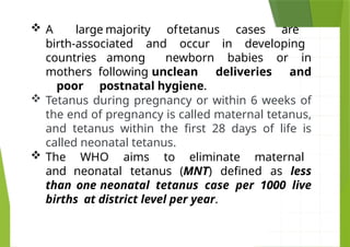 Tetanus : general overview of the tetanus .pptx