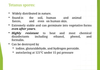 Tetanus : general overview of the tetanus .pptx