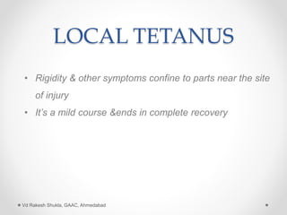 Tetanus | PPT