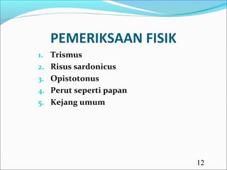 Tetanus anak | PPT