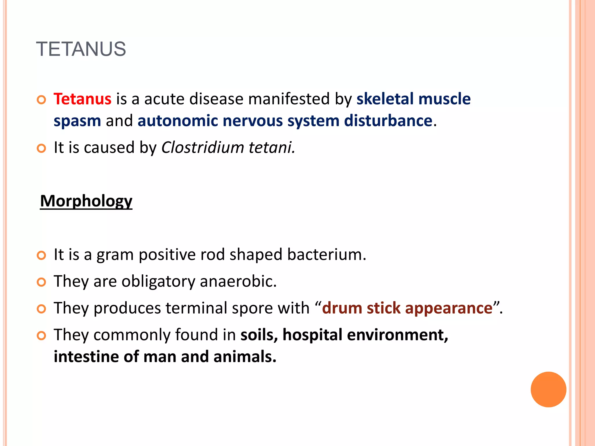 Tetanus and botulism PG | PPTX