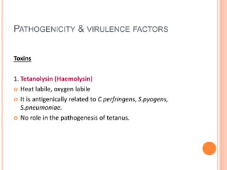 Tetanus and botulism PG | PPTX