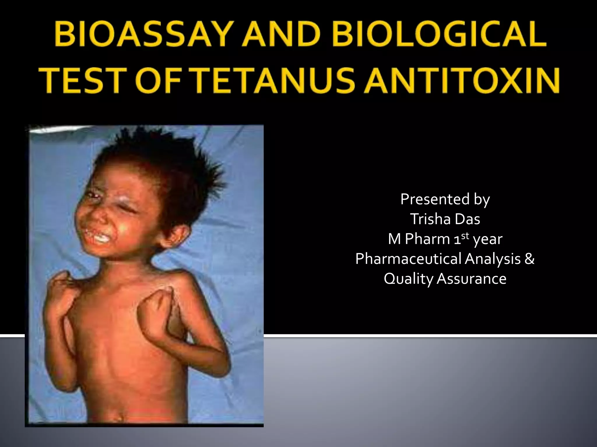 Tetanus antitoxin (apa) | PPTX