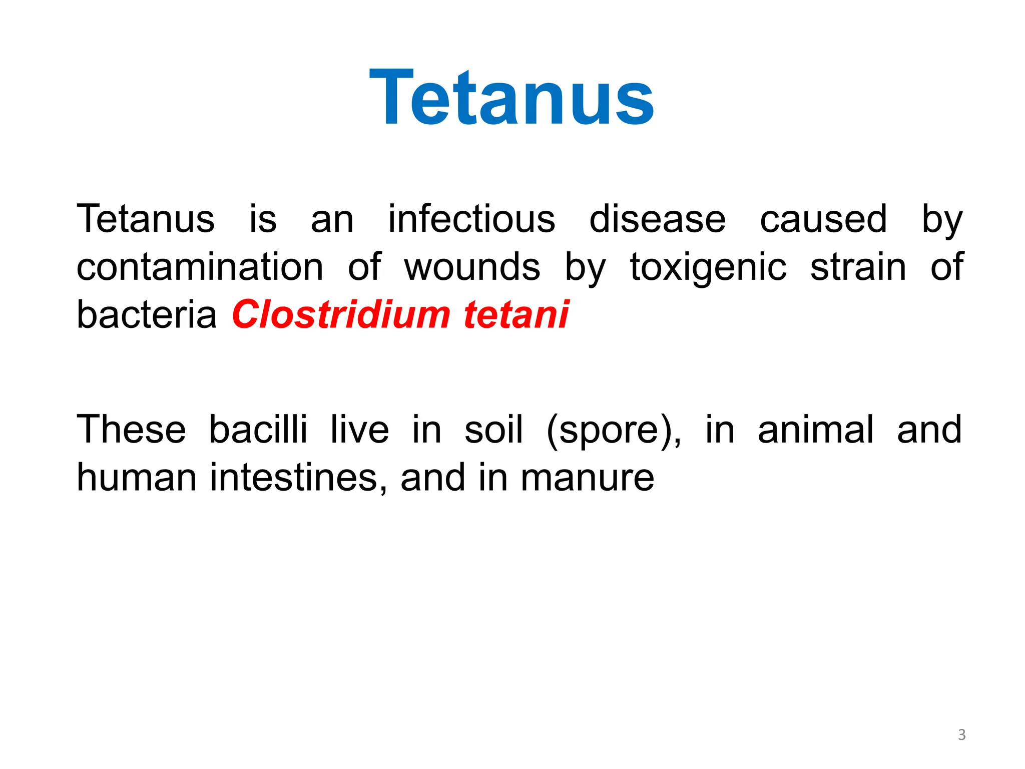 TETANUS | PPTX
