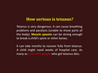 Tetanus -Basics | PPTX