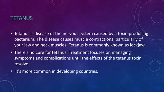 Tetanus community medicine.pptx
