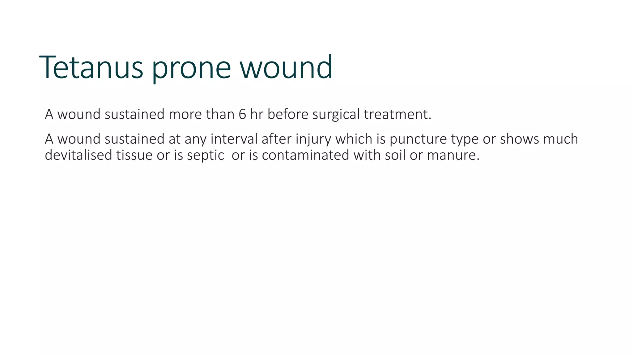 Tetanus | PPTX
