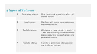 Tetanus | PPTX