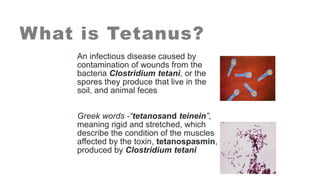 Tetanus | PPTX