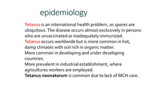 Tetanus | PPTX