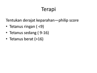 Tetanus dan gas gangren | PPT