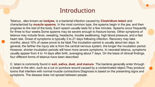 Tetanus Disease infectious diseases.pptx