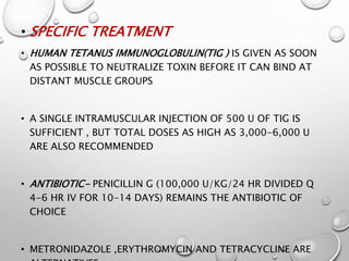 Tetanus dr yusuf imran | PPT