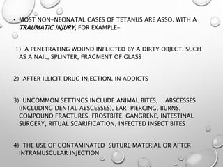Tetanus dr yusuf imran | PPT