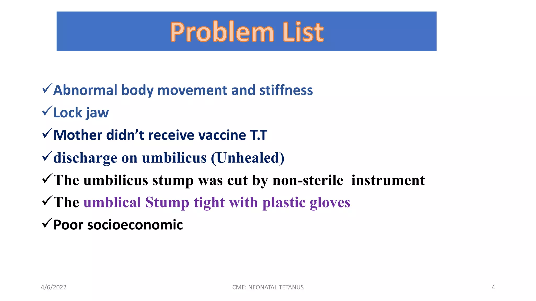 Tetanus in children Dr. ozil | PPTX
